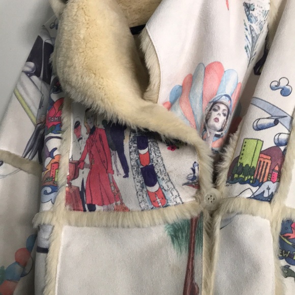 14th & Union | Jackets & Coats | Bejeweled By Susan Fixel Faux Fur Skin ...